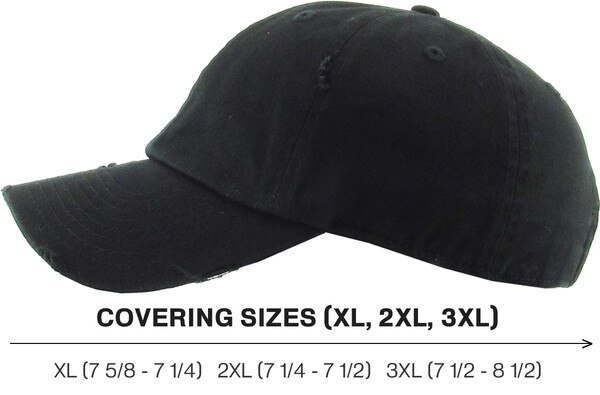 Hats for Big & Tall | Baseball Caps for Embroidery | KBETHOS