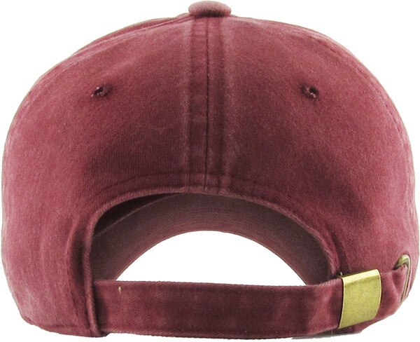 PIGMENT WASHED COTTON BASEBALL CAP ONE SIZE ADJUSTABLE | KBETHOS