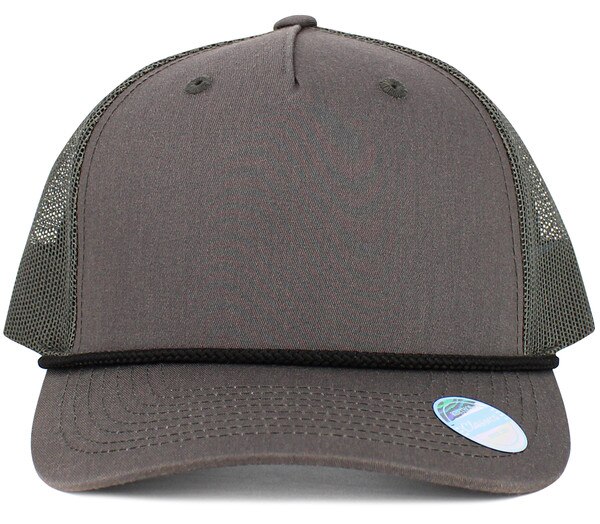5 Panel Mesh Snapback with Rope | KBETHOS