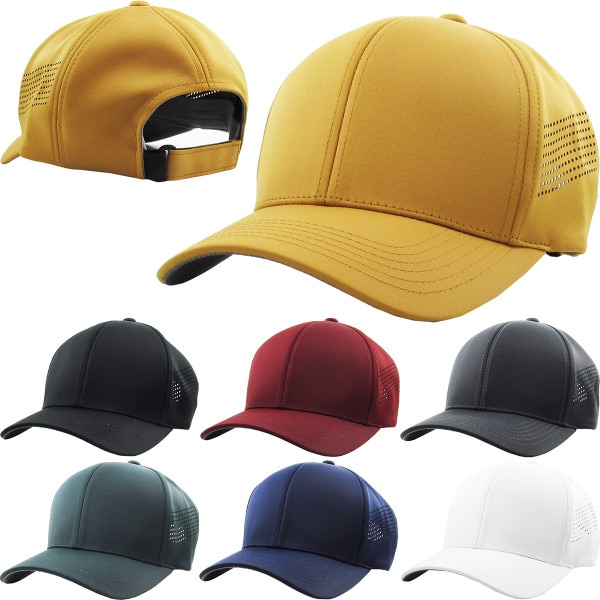 LASERCUT POLYESTER BASEBALL CAP | KBETHOS