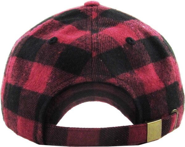 Buffalo Plaid Hats | Wholesale Plaid Baseball Caps | KBETHOS