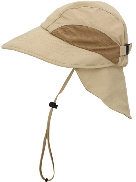 Sun Hat With Neck Flap | KBETHOS