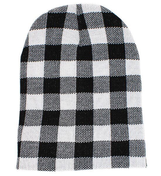 Buffalo Plaid Beanie | KBETHOS