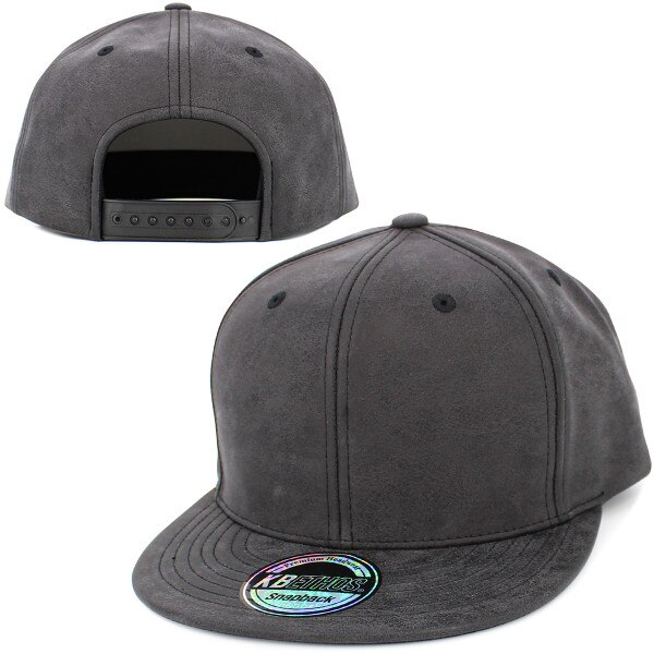Brushed PU Leather Snapback | KBETHOS