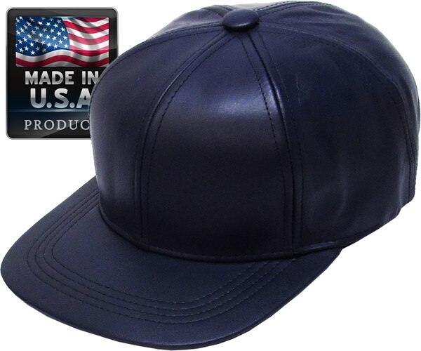 100% Leather Cap - Made in USA | KBETHOS