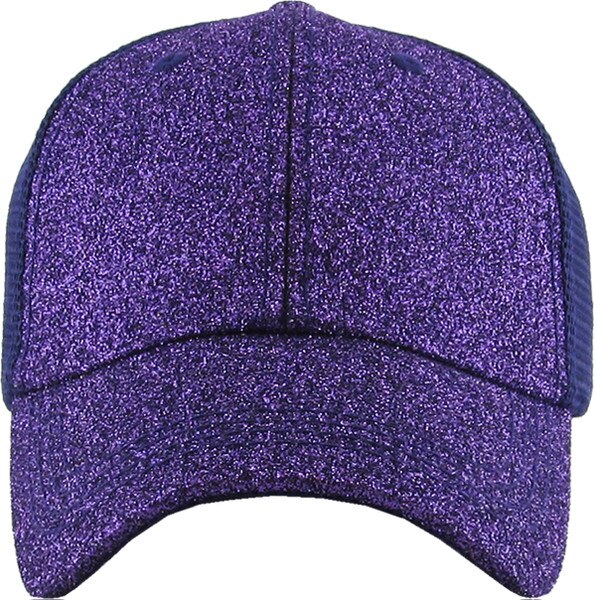 Glitter Meshback Baseball Cap | KBETHOS