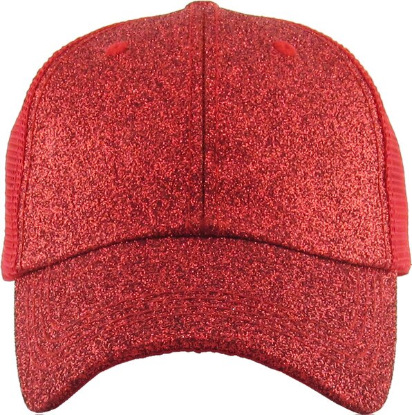 Glitter Meshback Baseball Cap | KBETHOS